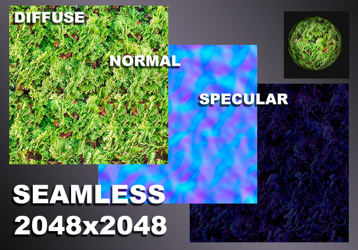 Second Life Marketplace Seamless Plant Textures 2048